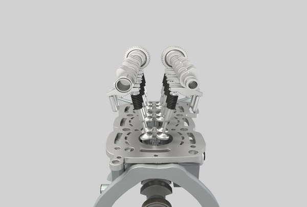 3D engine v6 model - TurboSquid 1348340