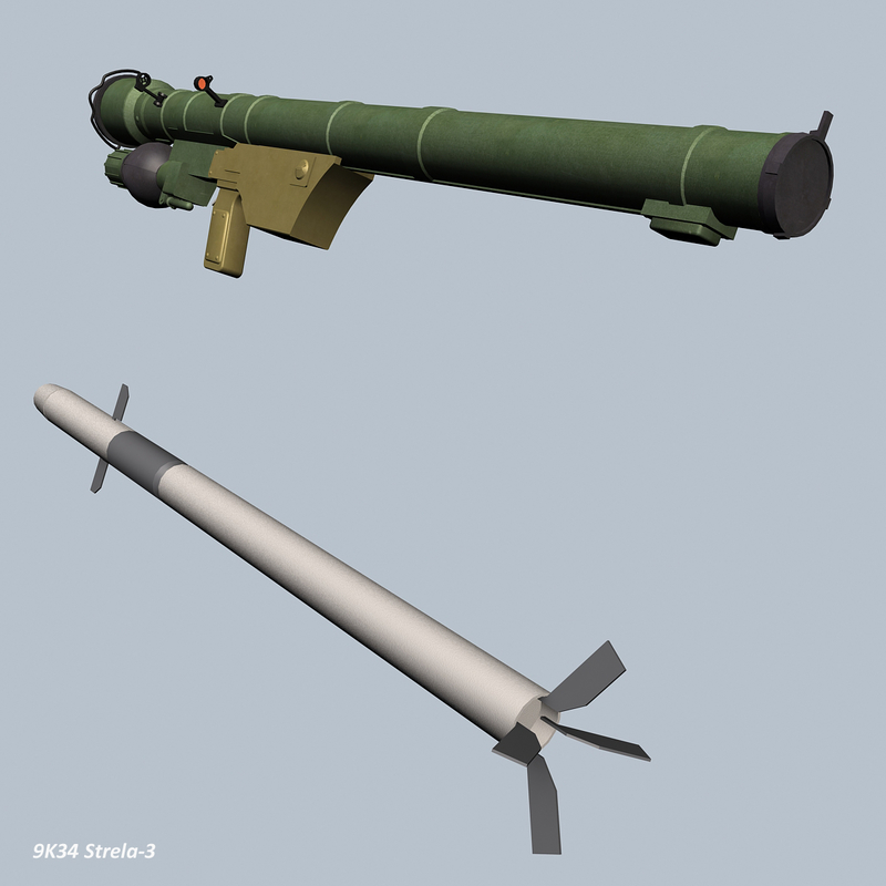 Russian manpads 3D model - TurboSquid 1348399