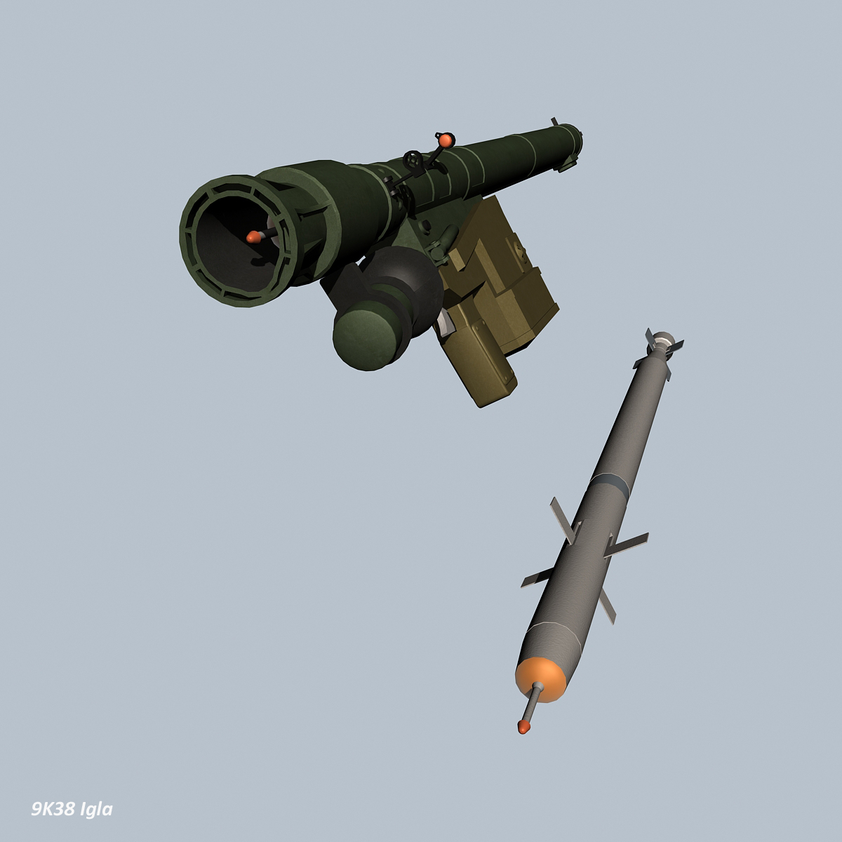 Russian manpads 3D model - TurboSquid 1348399