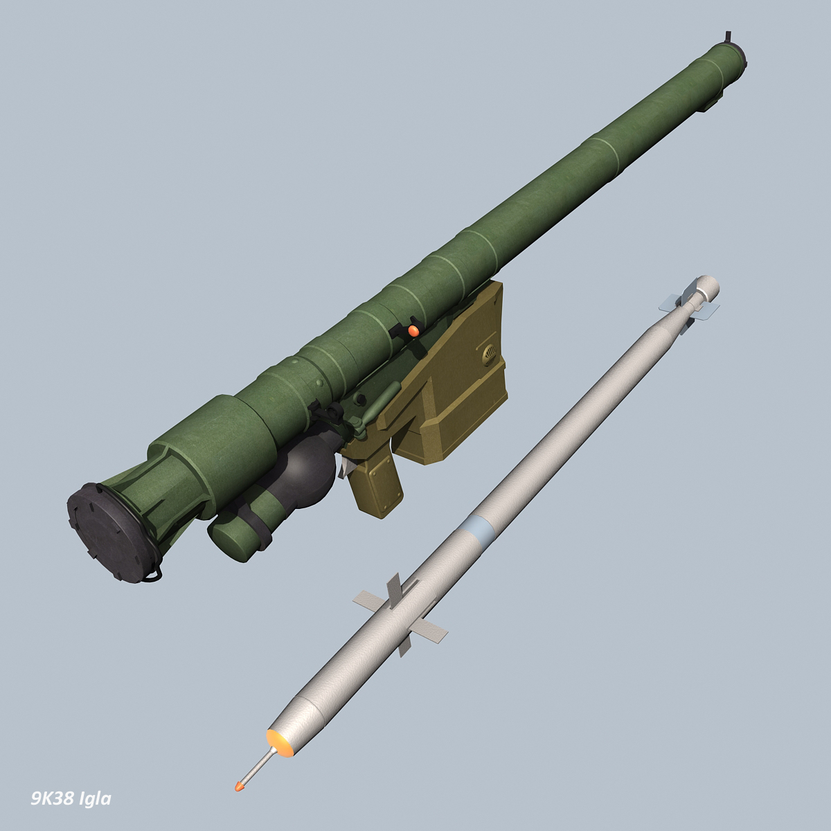 Russian manpads 3D model - TurboSquid 1348399