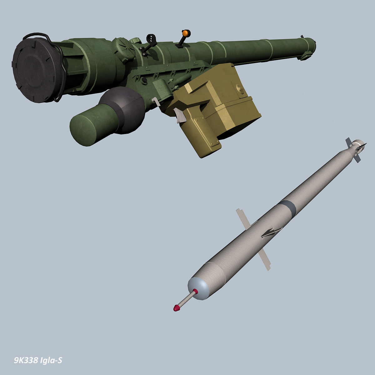Russian manpads 3D model - TurboSquid 1348399
