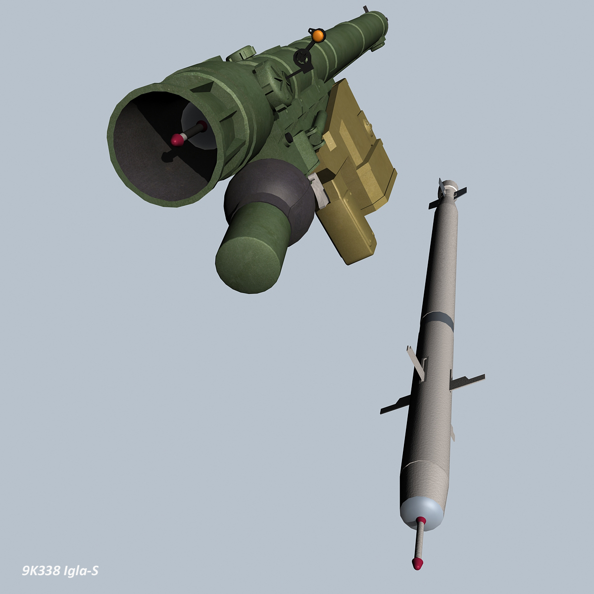 Russian manpads 3D model - TurboSquid 1348399