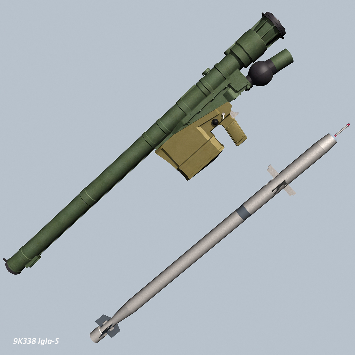 Russian manpads 3D model - TurboSquid 1348399