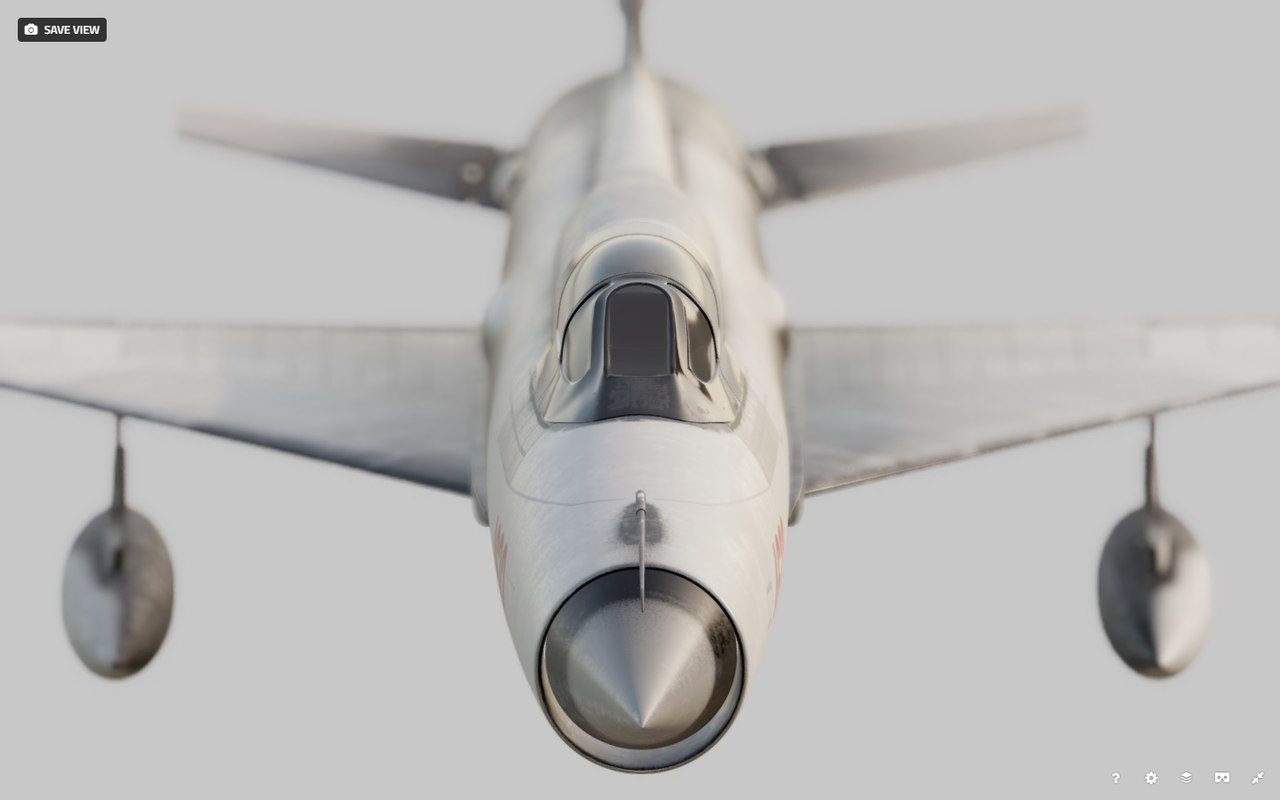 Fighter blender model - TurboSquid 1348452