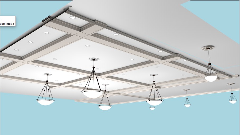 Ceiling 3D model - TurboSquid 1363222