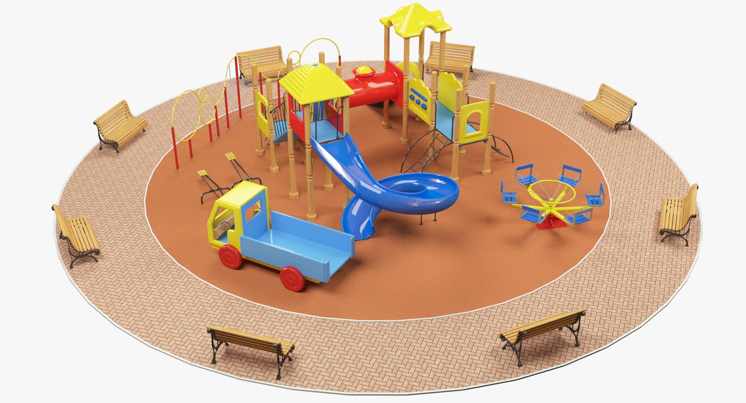 Playground play ground 3D model - TurboSquid 1348551