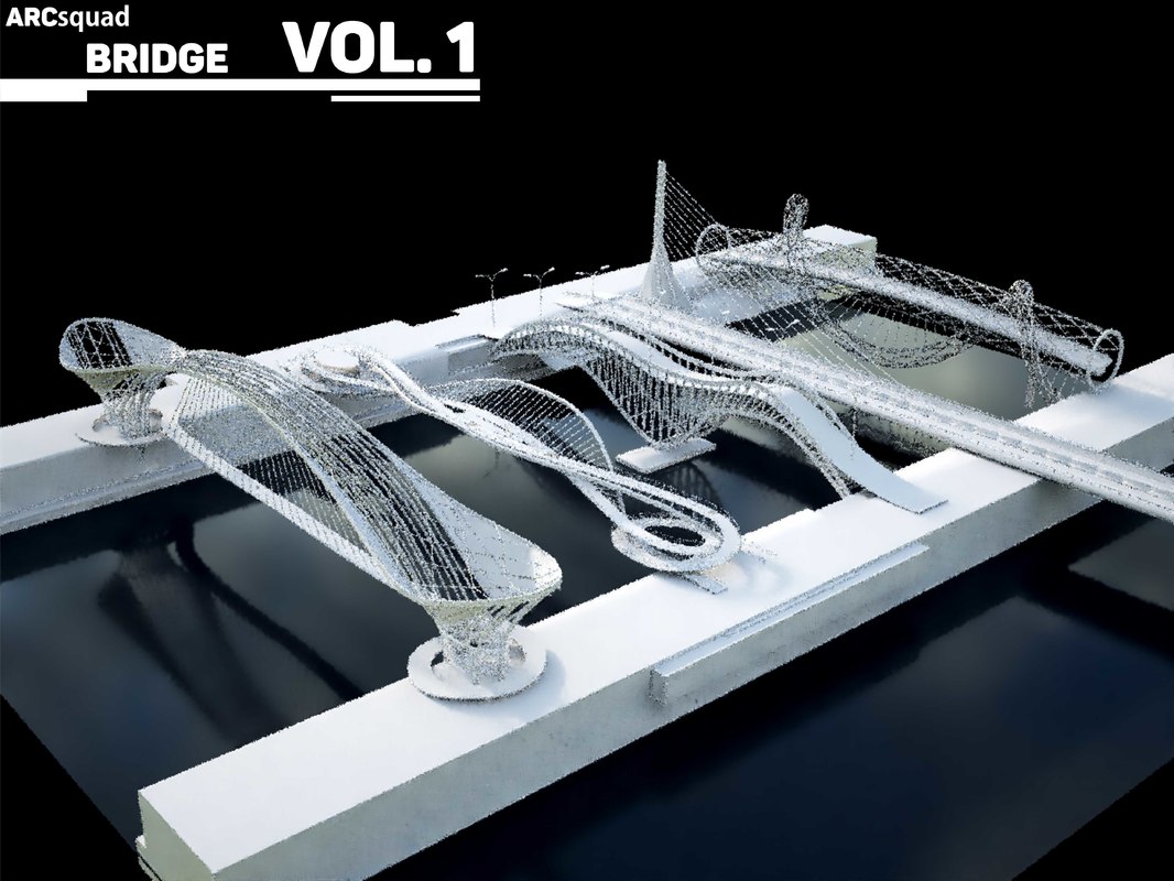 Bridge design 3D model - TurboSquid 1348513