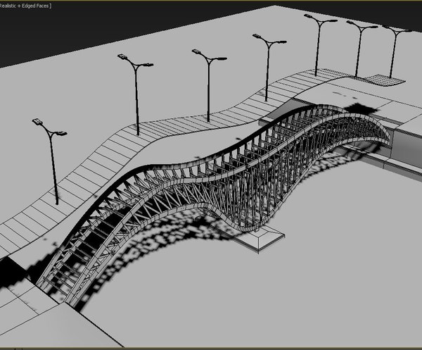 Bridge design 3D model - TurboSquid 1348513