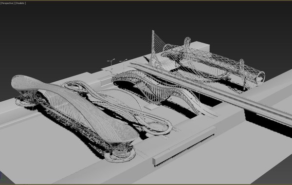 Bridge design 3D model - TurboSquid 1348513