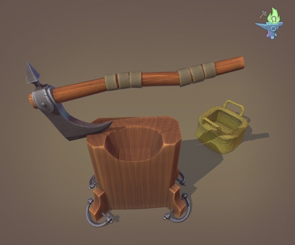 Chopping block execution 3D - TurboSquid 1348517