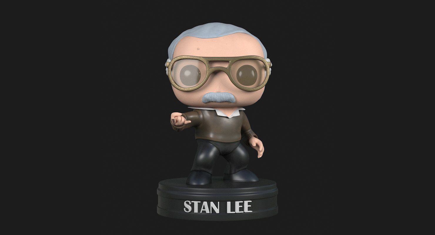 Free 3D stan lee - TurboSquid 1348558