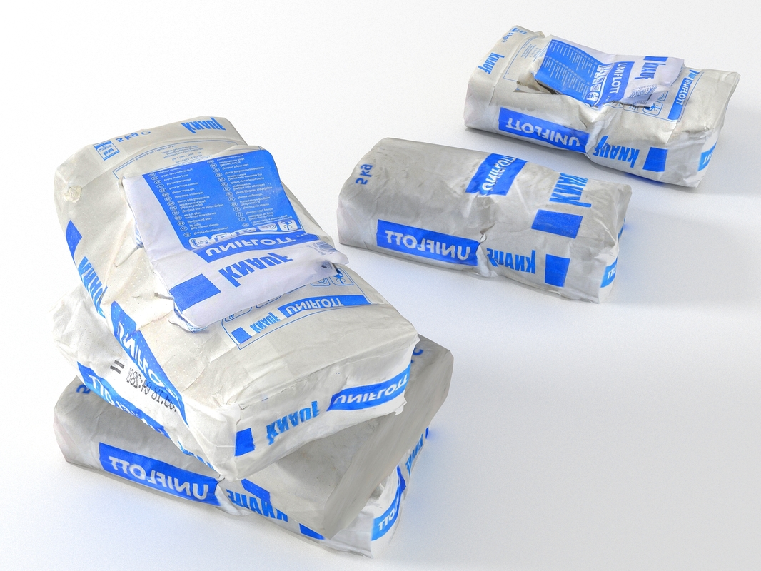 modelo 3d Una bolsa de yeso - TurboSquid 1348592