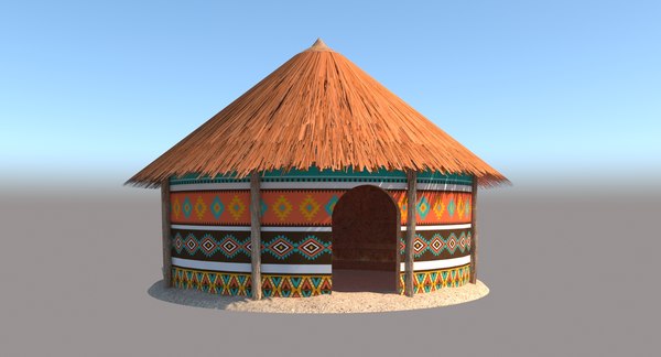 Cottage african hut 3D model - TurboSquid 1230201
