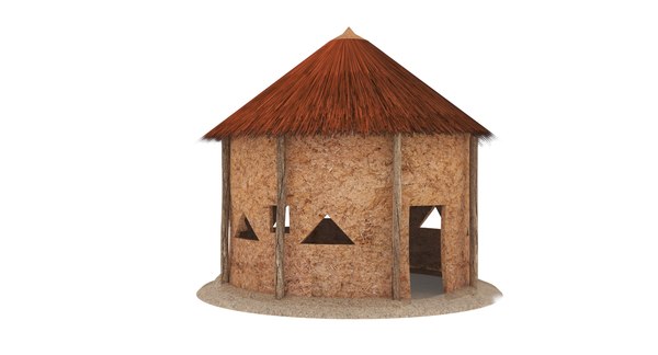 Cottage african hut 3D model - TurboSquid 1230201