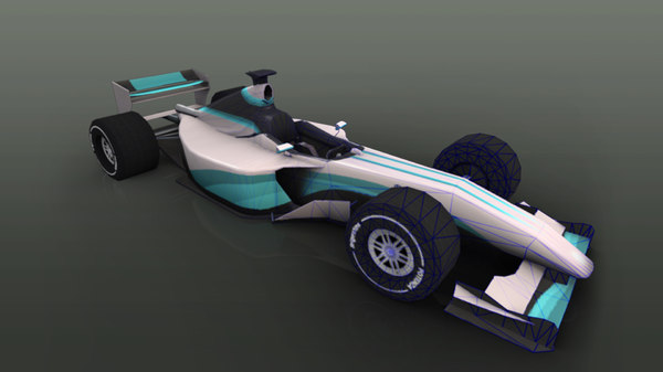 nakajima f1 driver 3d model