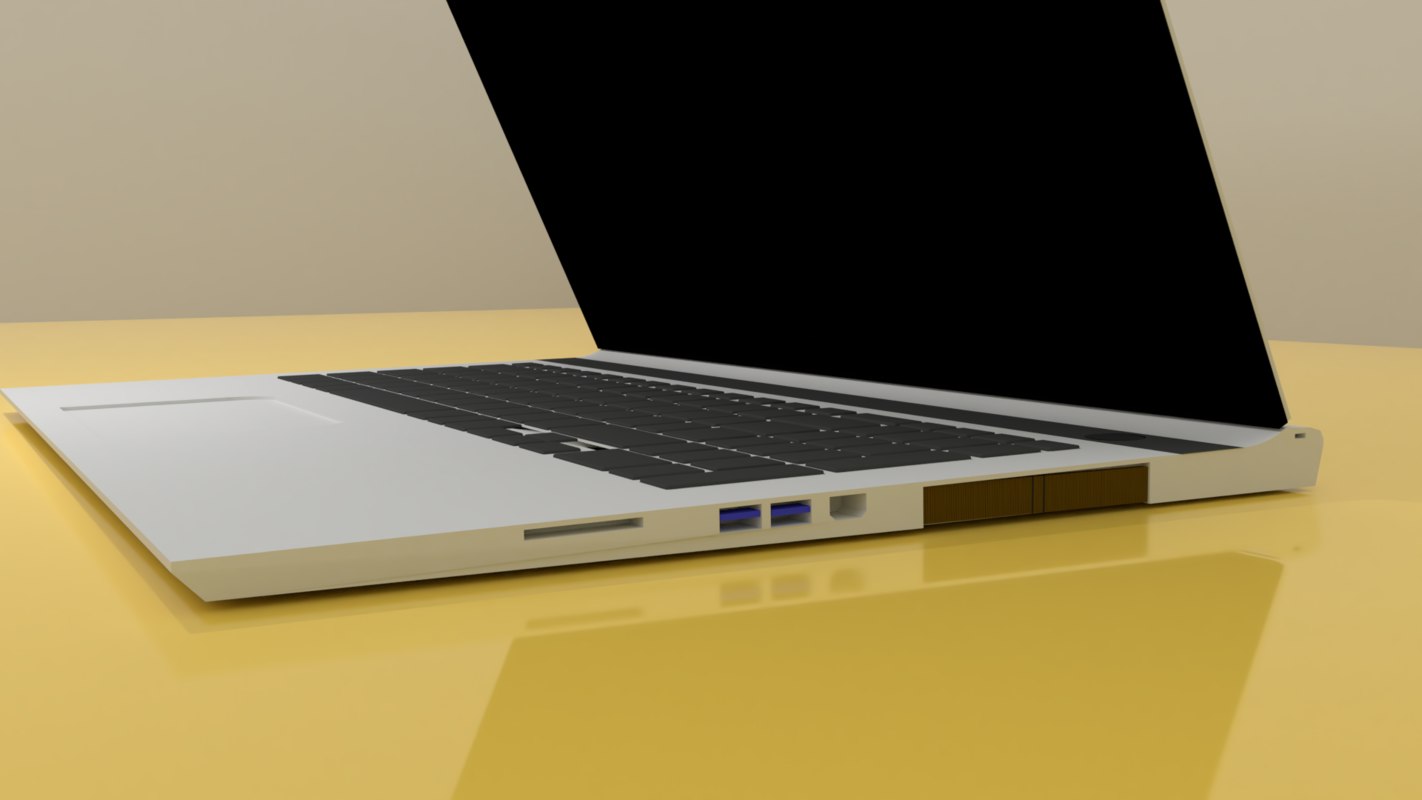 Laptop model - TurboSquid 1348954