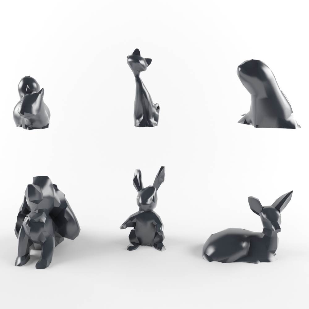 Animal set pack rabbit model - TurboSquid 1349046