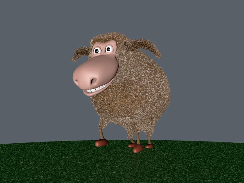 Cartoon sheep model - TurboSquid 1349198