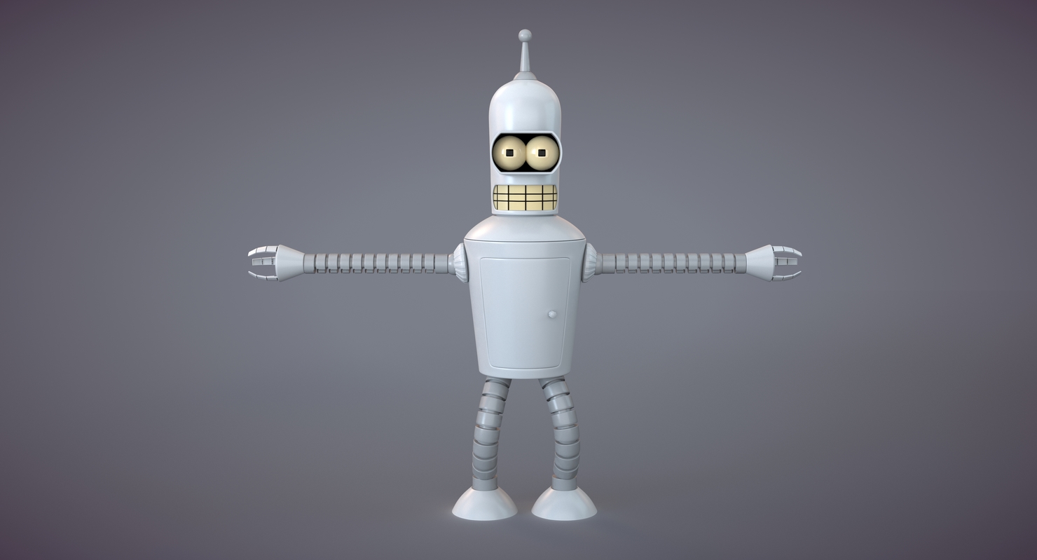 Bender rodriguez rig model - TurboSquid 1316612