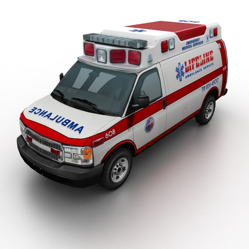 Generic ambulance 3D model - TurboSquid 1349304