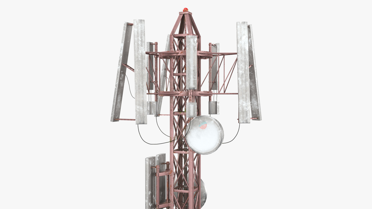 Radio tower 3D model - TurboSquid 1349400