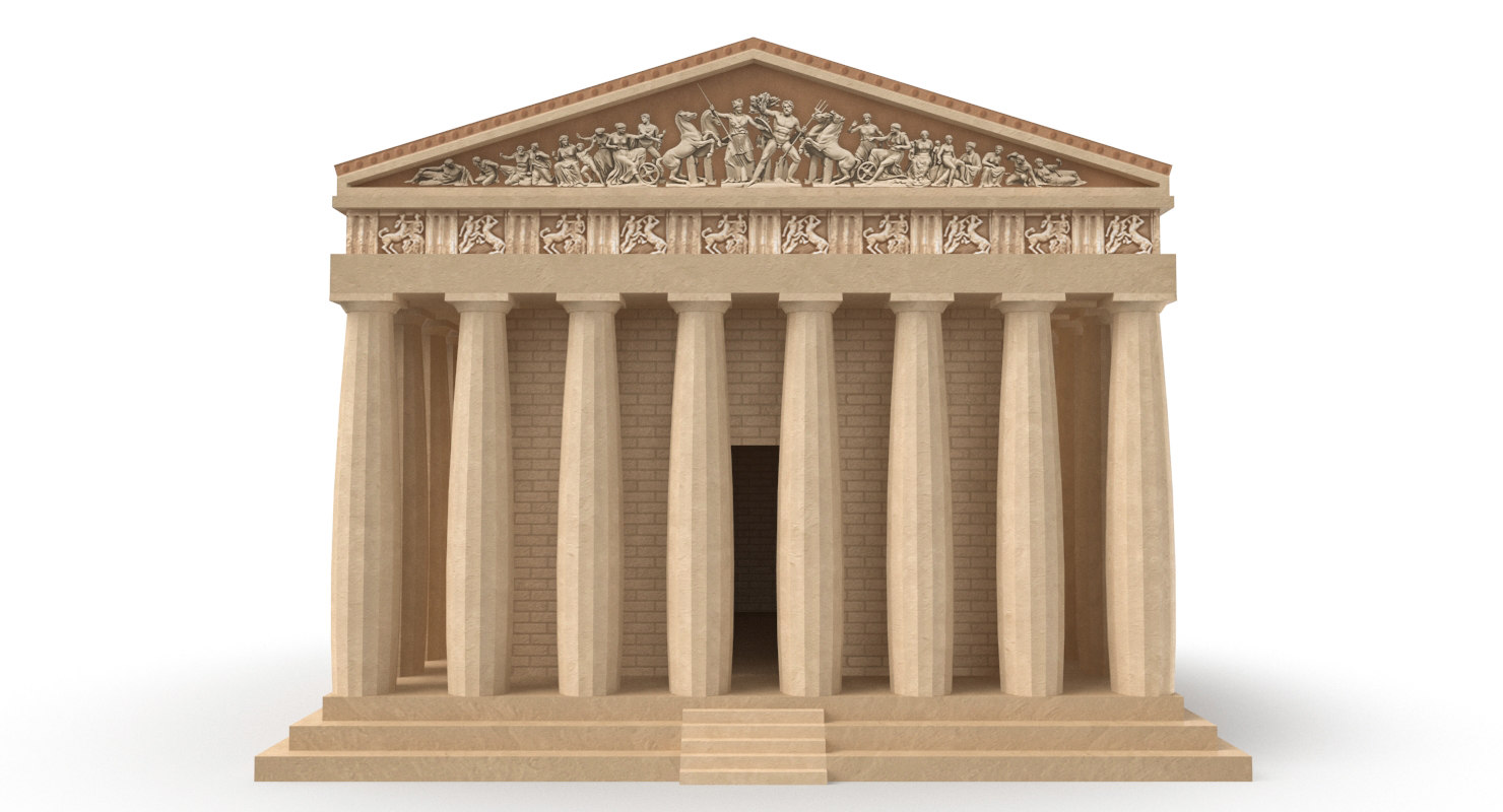3D parthenon temple - TurboSquid 1349403