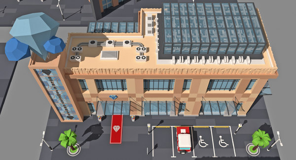 3D model buildings upgrade - TurboSquid 1349417