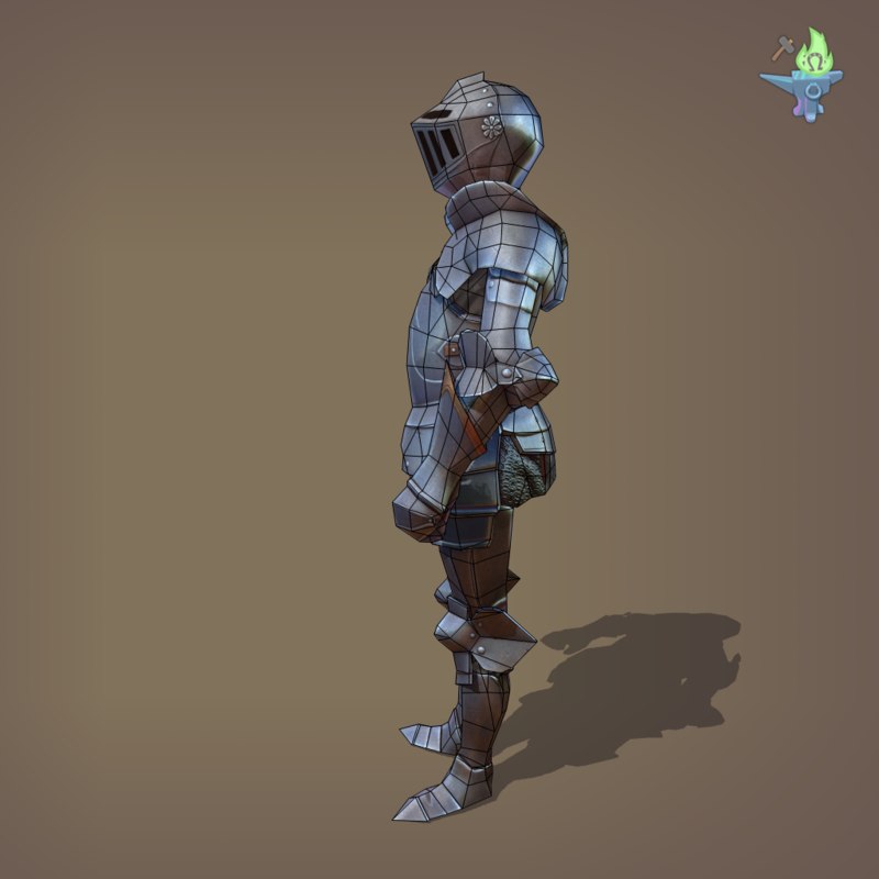 3D ornamental plate armour medieval armor model - TurboSquid 1349461