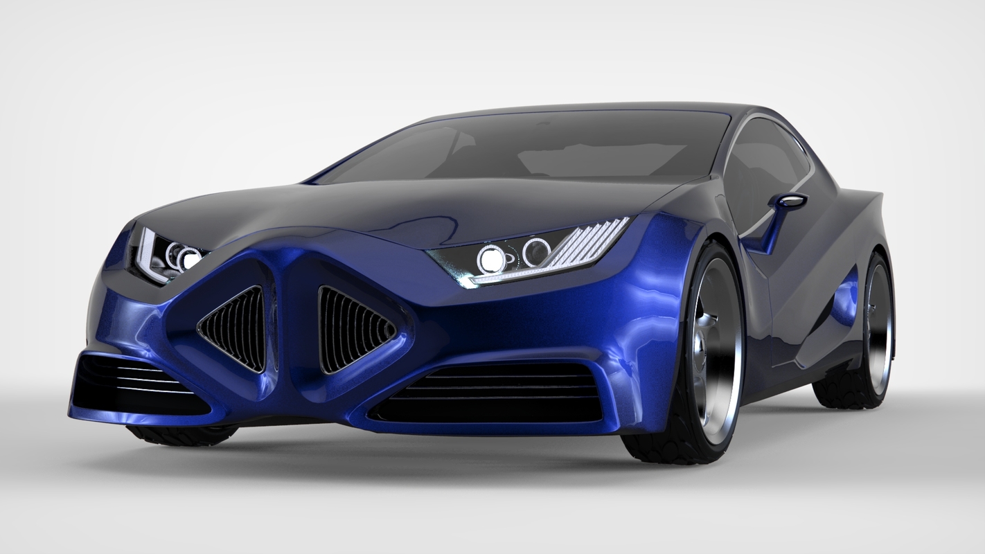 Concept design car 3D model - TurboSquid 1349470