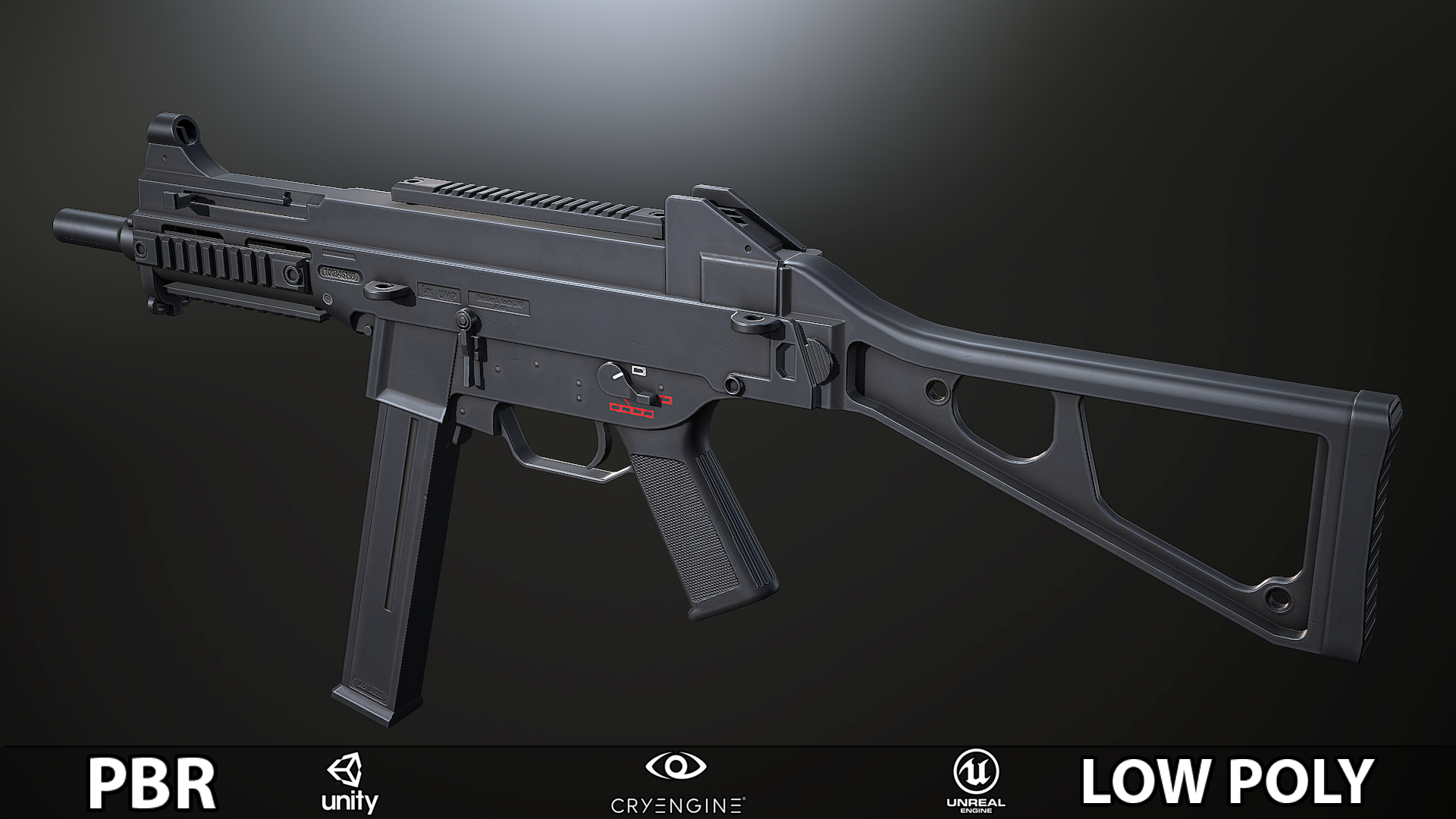 3D ump weapon gun model - TurboSquid 1241208