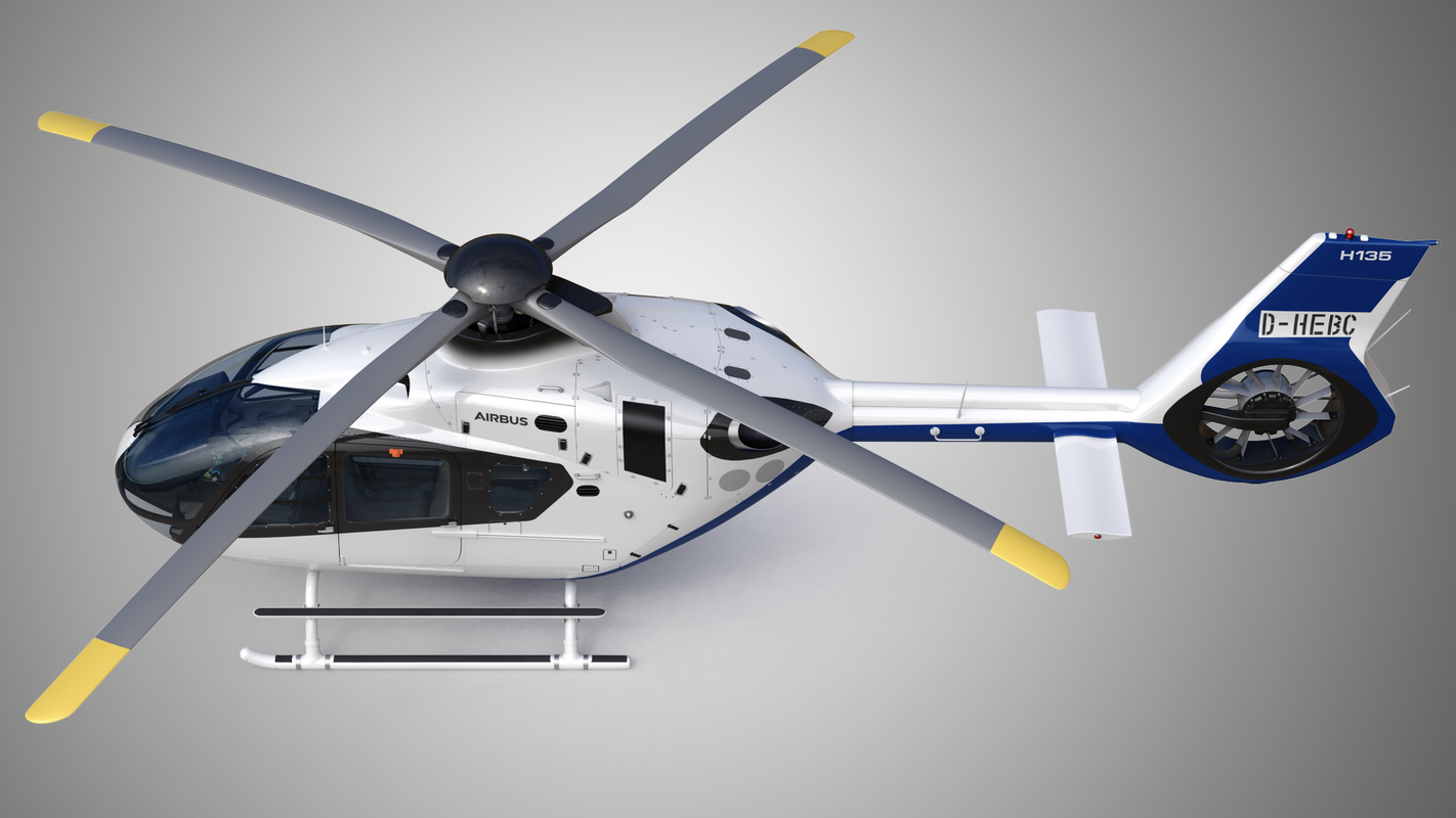 3D airbus helicopter h135 eurocopter ec135 - TurboSquid 1349555