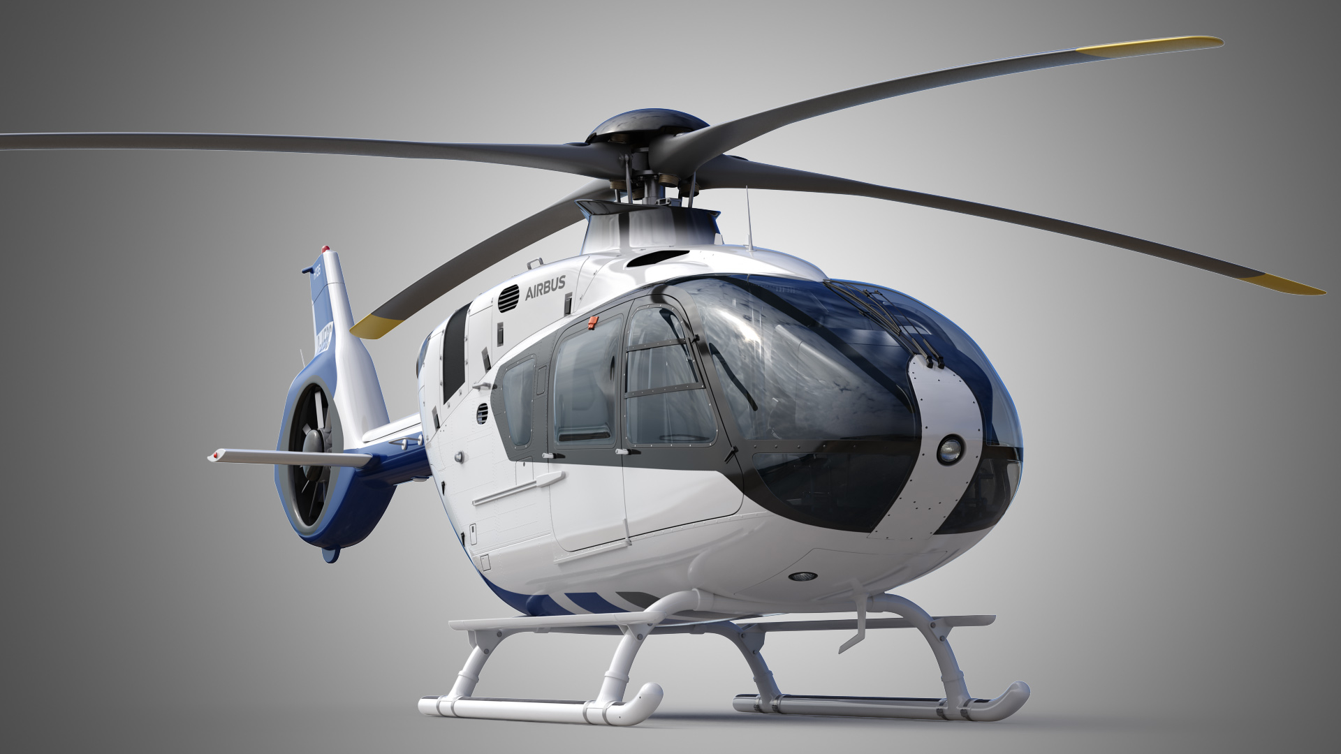 3D airbus helicopter h135 eurocopter ec135 - TurboSquid 1349555