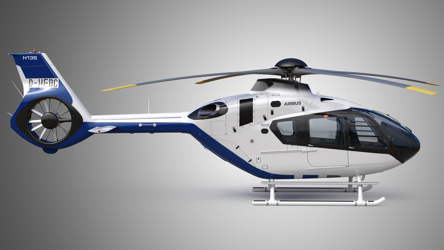 3D airbus helicopter h135 eurocopter ec135 - TurboSquid 1349555