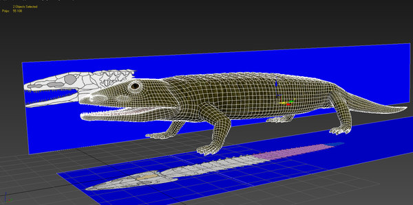 Chroniosuchus paradoxus Modelo 3D - TurboSquid 1349750