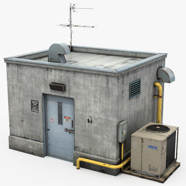 3D model rooftop elevator - TurboSquid 1349991