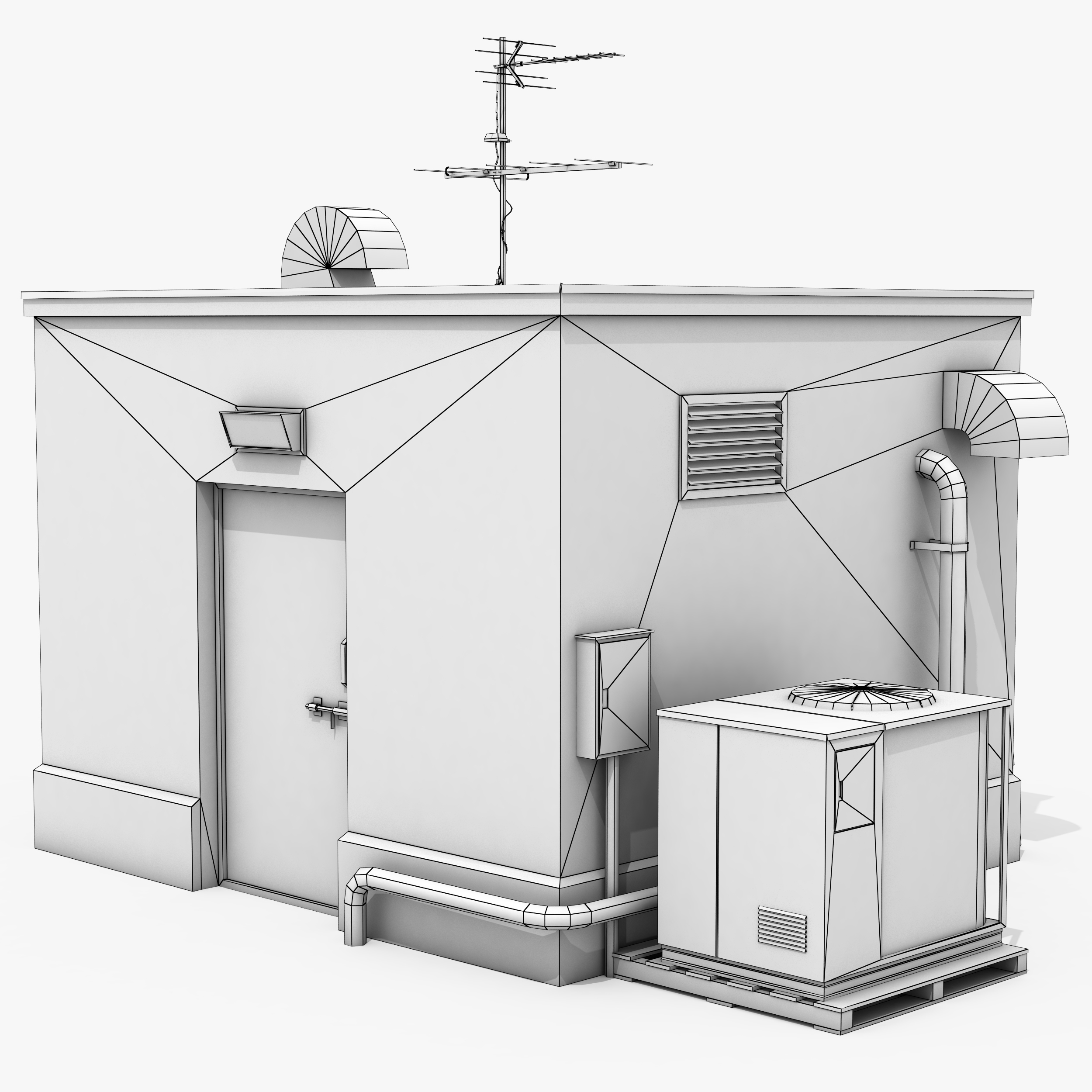 3D model rooftop elevator - TurboSquid 1349991