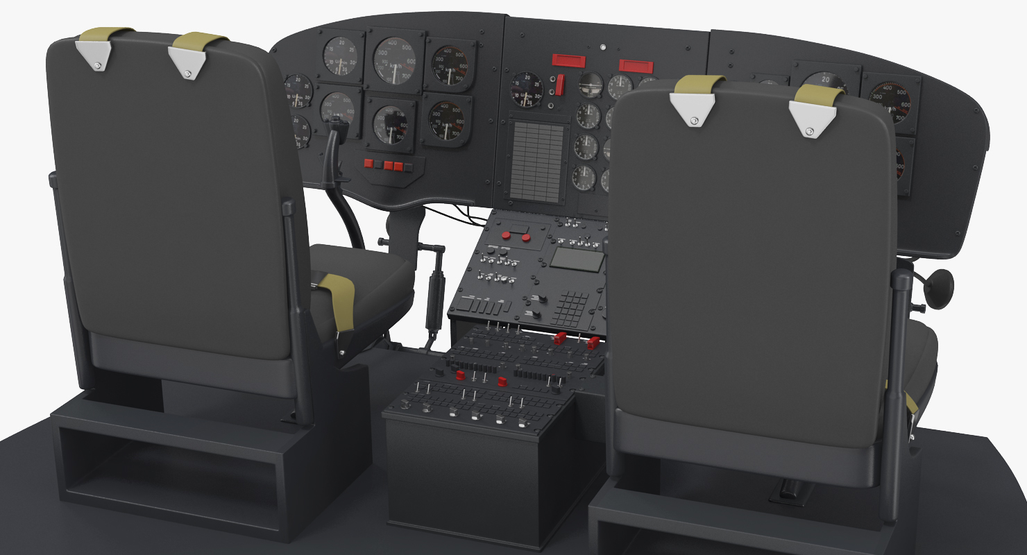 Helicopter control panels 2 model - TurboSquid 1350206