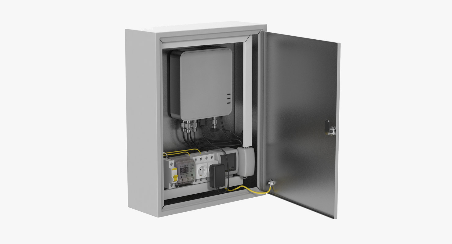 Box electric 3D model - TurboSquid 1350282