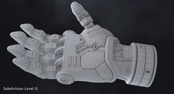 Cyber hand 3D model - TurboSquid 1350246