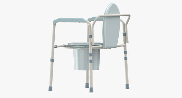 Medical bedpan commode chair 3D - TurboSquid 1350221