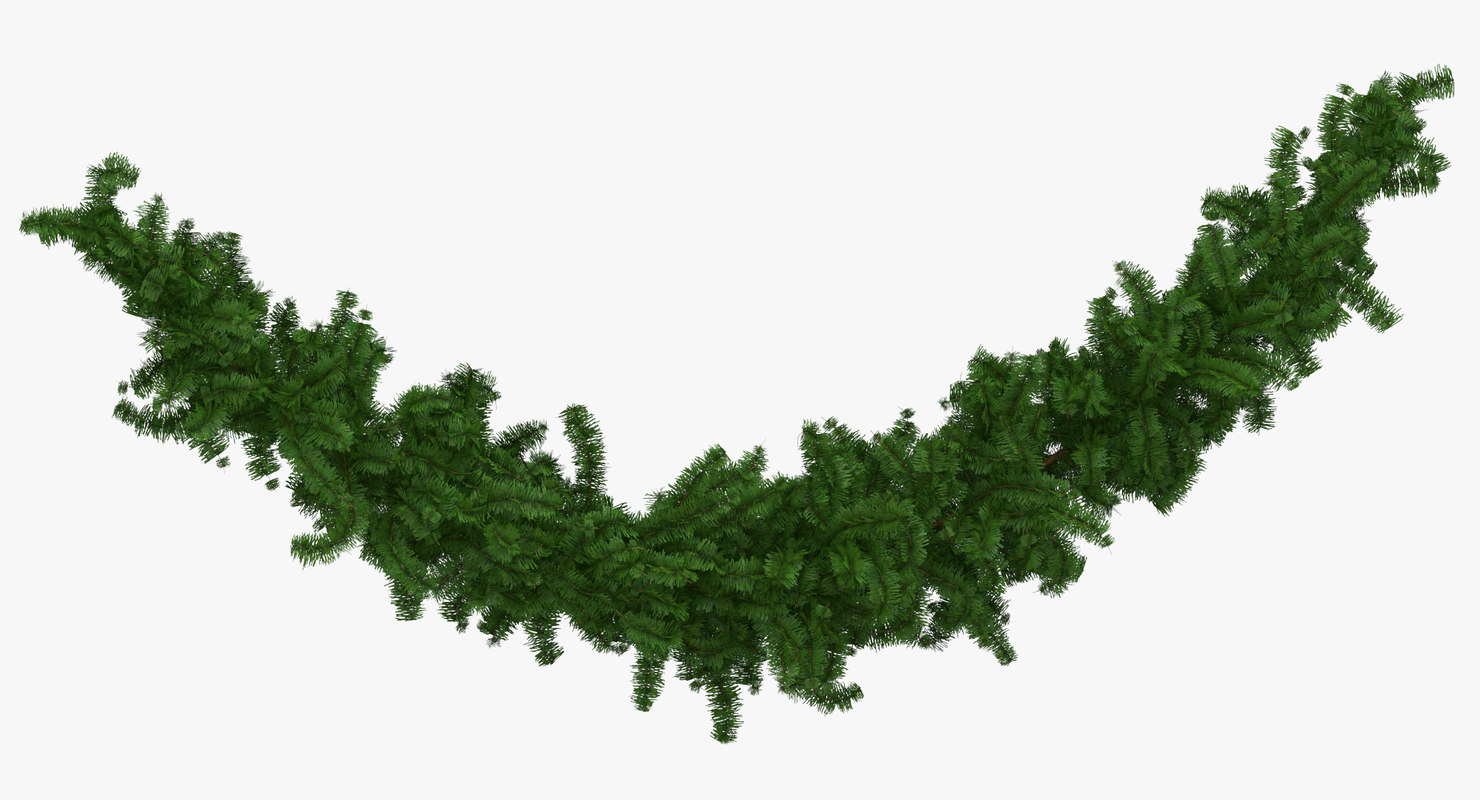 Garland medium 3D model - TurboSquid 1350366