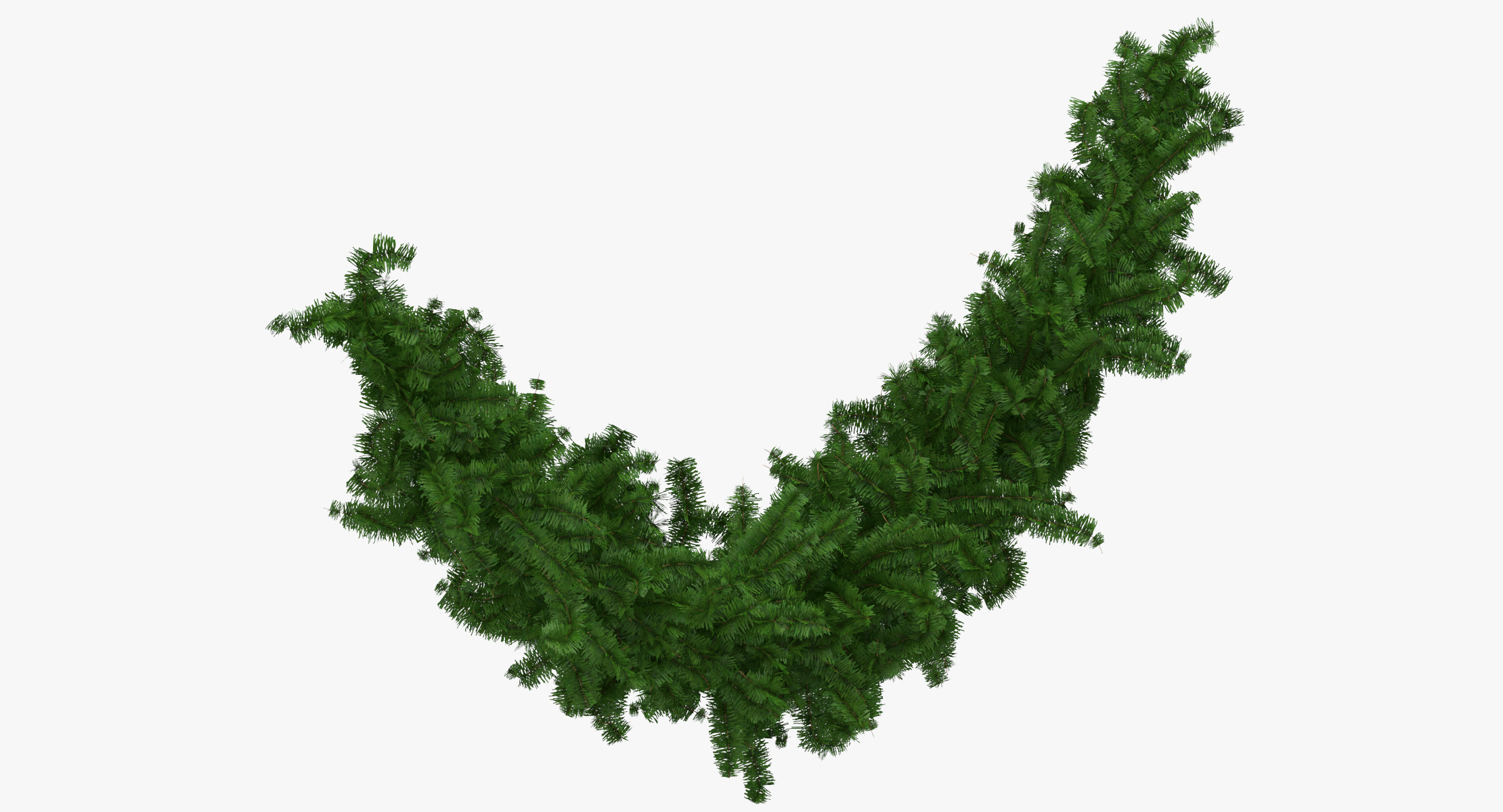 Garland medium 3D model - TurboSquid 1350366