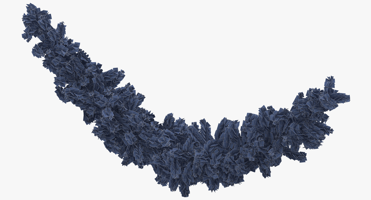 Garland medium 3D model - TurboSquid 1350366