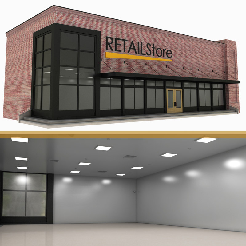 Retail store 3D - TurboSquid 1350515