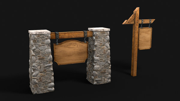 3D national park signs - TurboSquid 1247135