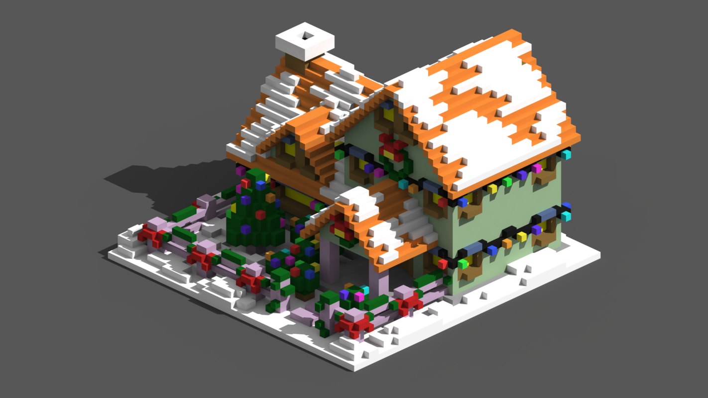 3D model voxel house - TurboSquid 1350784