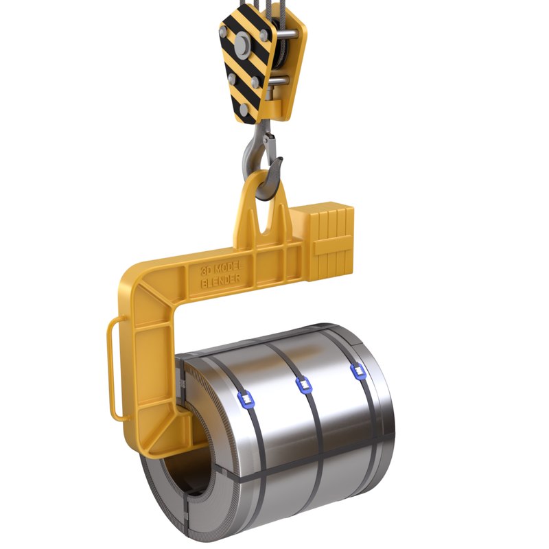 Coil lifter steel 3D model - TurboSquid 1350854