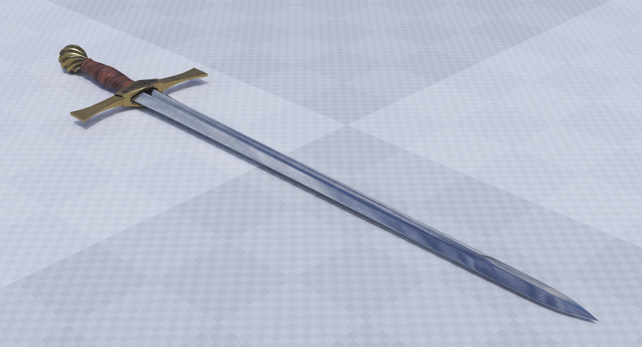 Medieval sword 3D model - TurboSquid 1350914