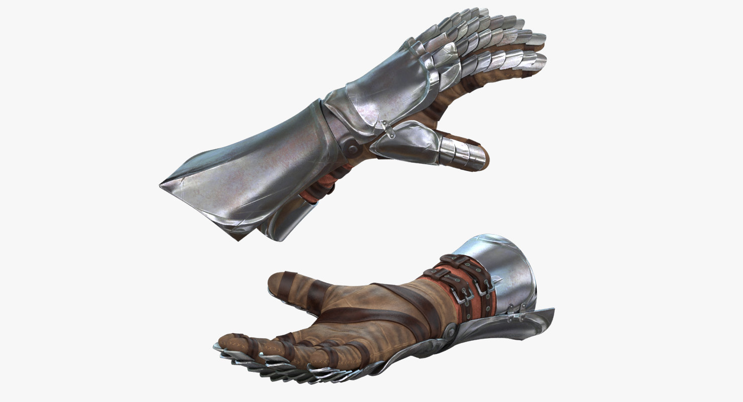 Medieval gauntlets model - TurboSquid 1351065