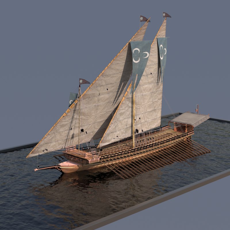 Ottoman galley 3D model - TurboSquid 1351112